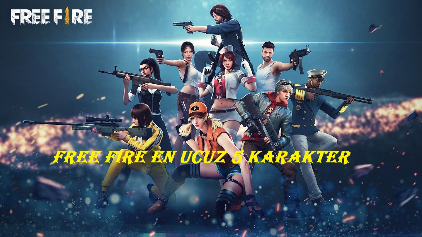 Free Fire en ucuz 5 karakter